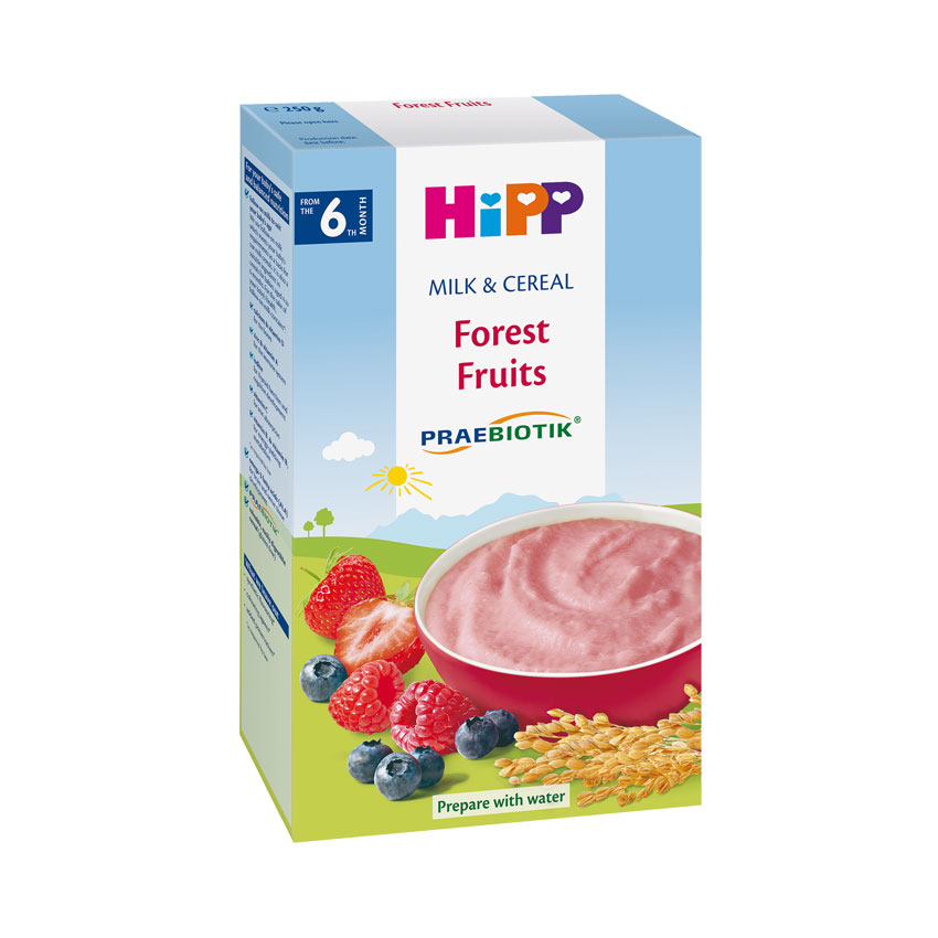PRAEBIOTIK® Milk Pap Forest Fruits | HiPP Organic